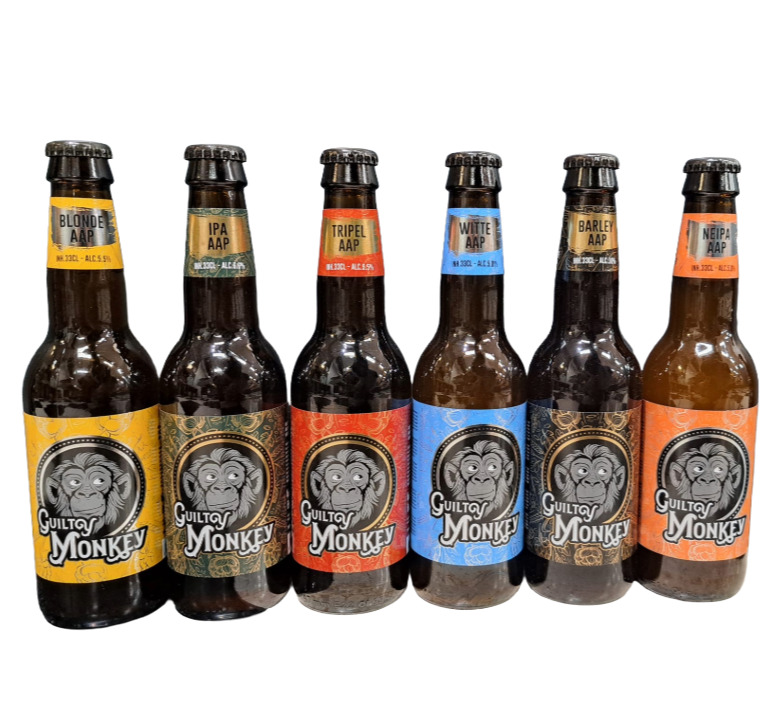 Bier van Guilty Monkey (lokaal) - Kip en Kaas + Driessen Kaas en ...